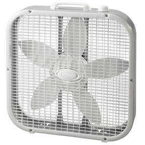 "Lasko 20"" Metal Blade Box Fan, 3 Speeds, Weather-Resistant, Portable ...