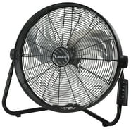 MaxxAir 20 in. High Velocity Floor Fan with 3-Speed, Tilting, Metal ...