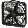 Lasko 20" Power Plus 3-Speed Indoor Window Box Fan, Black, B20801 ...
