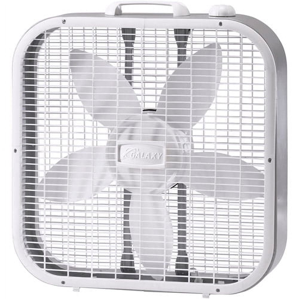 Lasko 21" Galaxy Box Fan with Weather-Shied Motor and 3 Speeds, 4733 ...