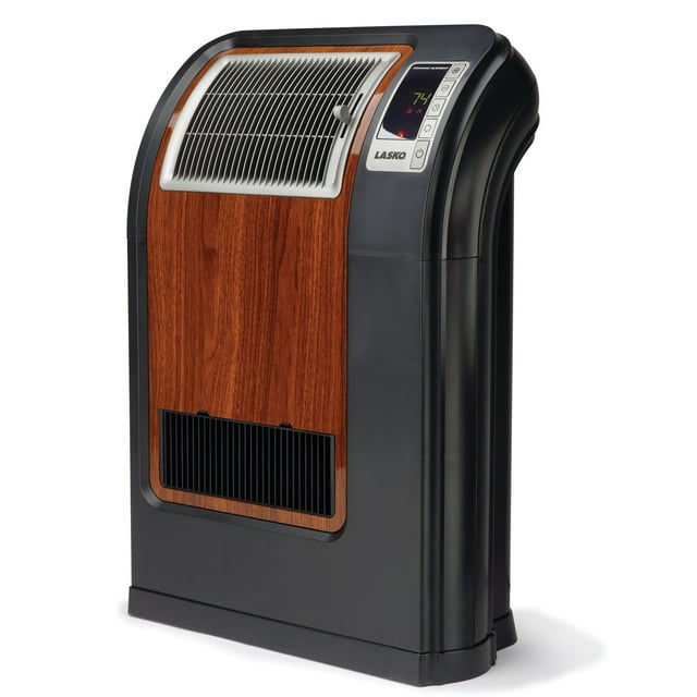 Lasko 25" 1500W Electric Cyclonic Digital Ceramic Space Heater with ...