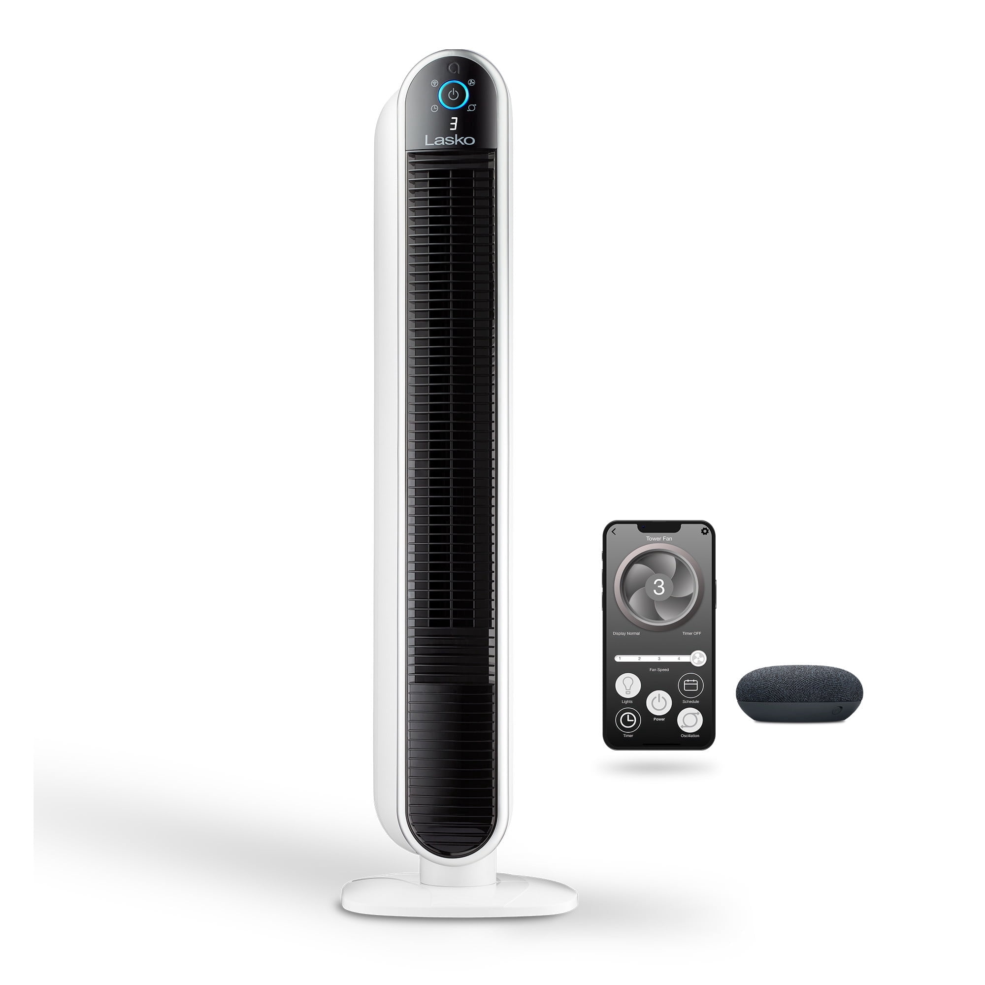 "Lasko 40"" Smart Tower Fan with Wi-Fi & Aria App Control, Alexa ...