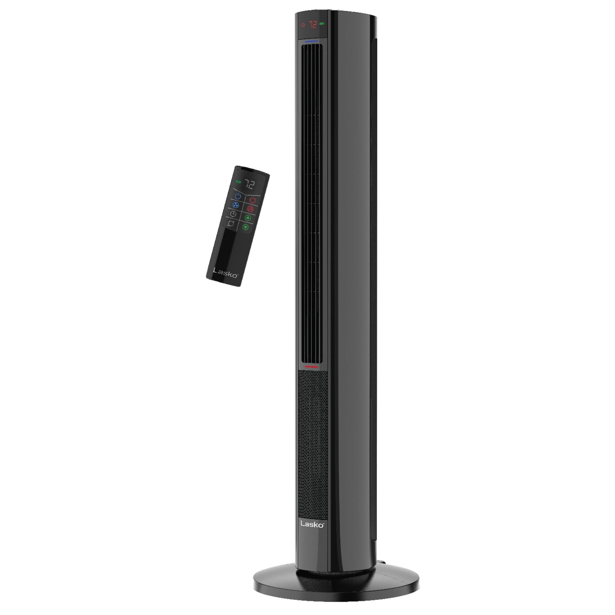 "Lasko 42"" 1500W Hybrid Tower Fan & Space Heater, Oscillating, Remote ...