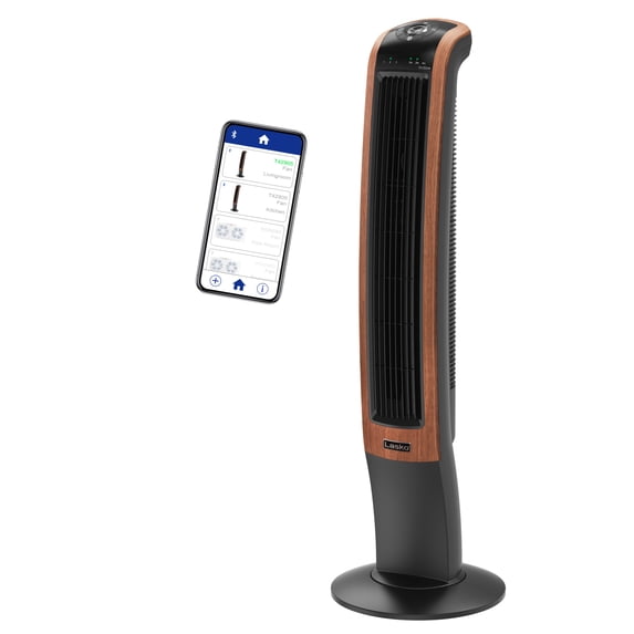 Lasko 42" Wind Curve Oscillating Tower Fan with Bluetooth® Technology ...