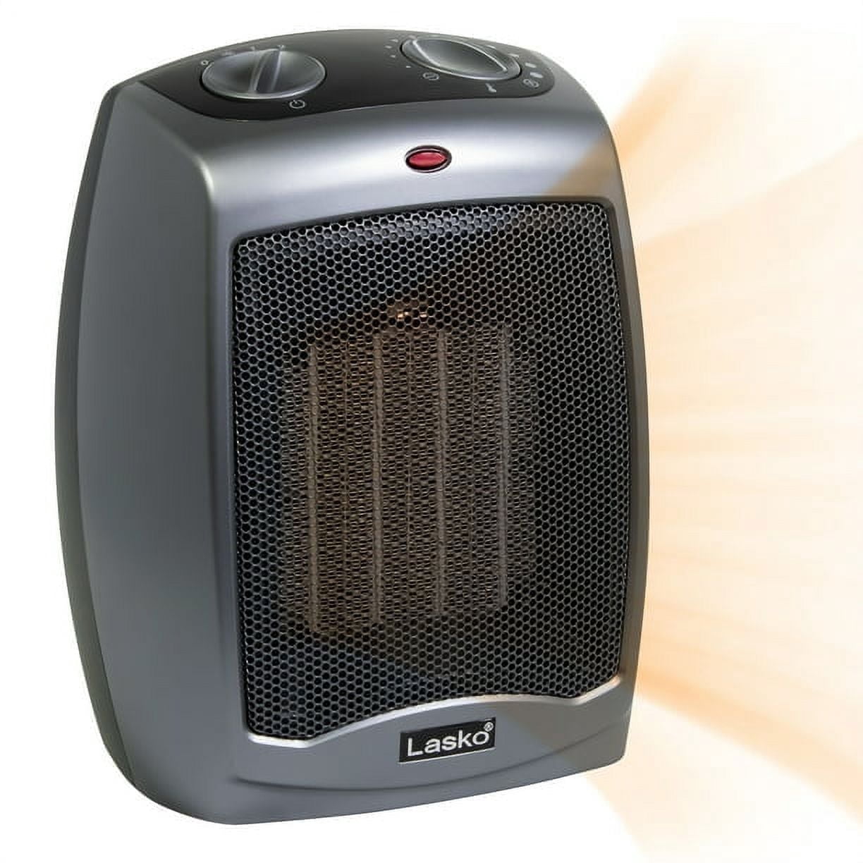 Lasko 1500W Ceramic Space Heater for Large Indoor Rooms, Portable with ...
