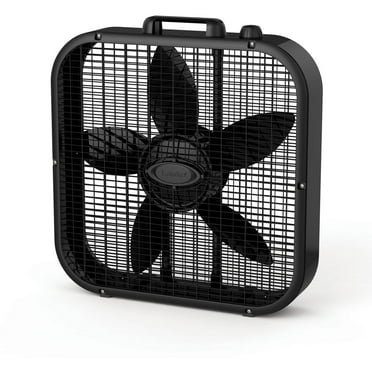 "Lasko 20"" Metal Blade Box Fan, 3 Speeds, Weather-Resistant, Portable ...