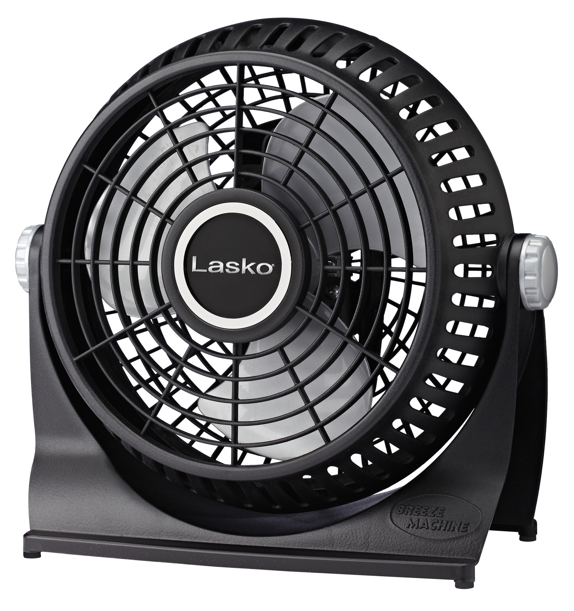 Lasko Breeze Machine 8" Pivoting Floor Fan with 2 Speeds, 11.6" H ...