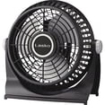Lasko Breeze Machine Pivoting Floor/Table, 2-Speed, Black (507 ...