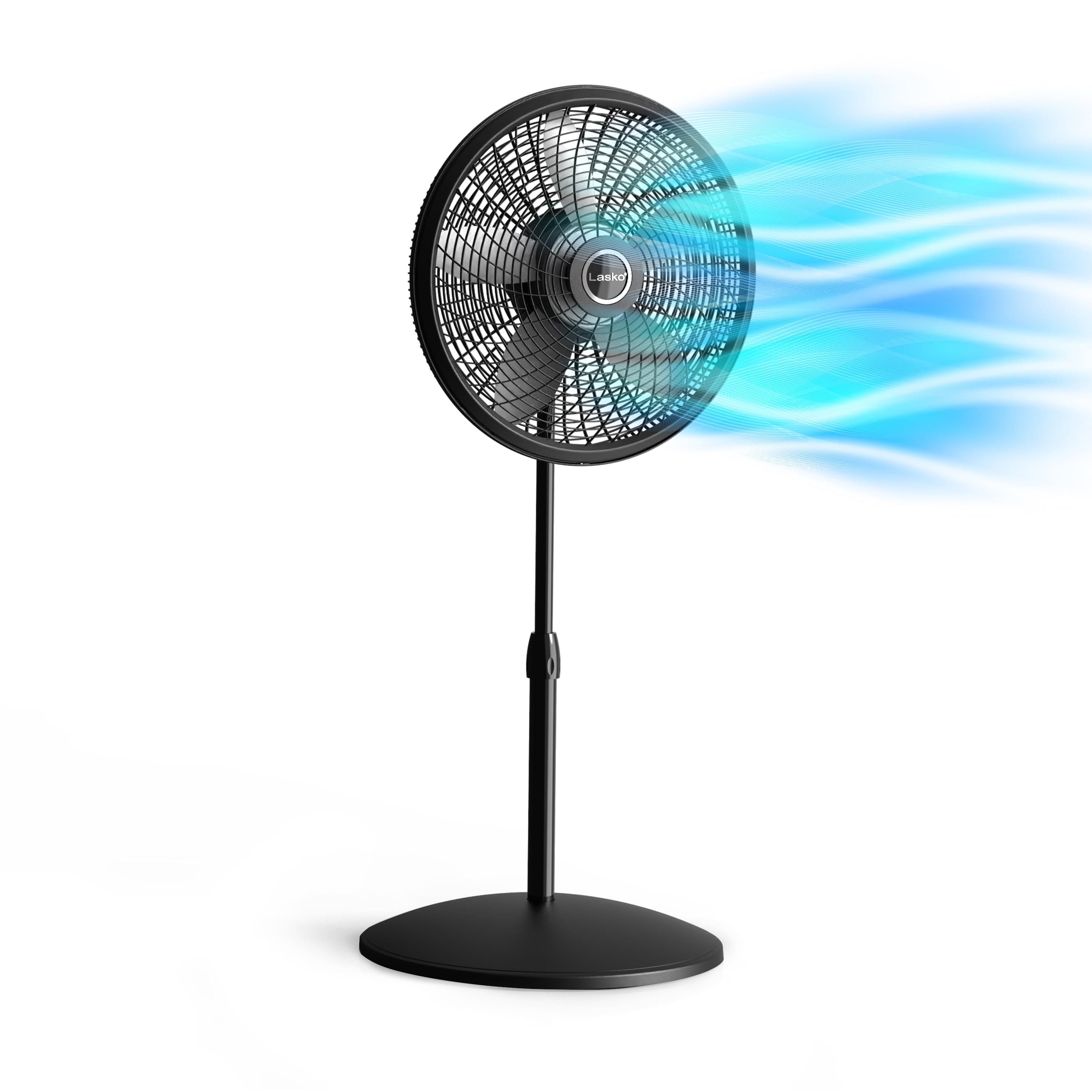 Lasko Oscillating 18" Cyclone Pedestal Stand Fan, 3 Speeds, Adjustable ...