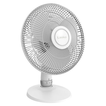 Cool-Living 12" 3-Speed Oscillating Table Fan with Adjustable Tilt ...
