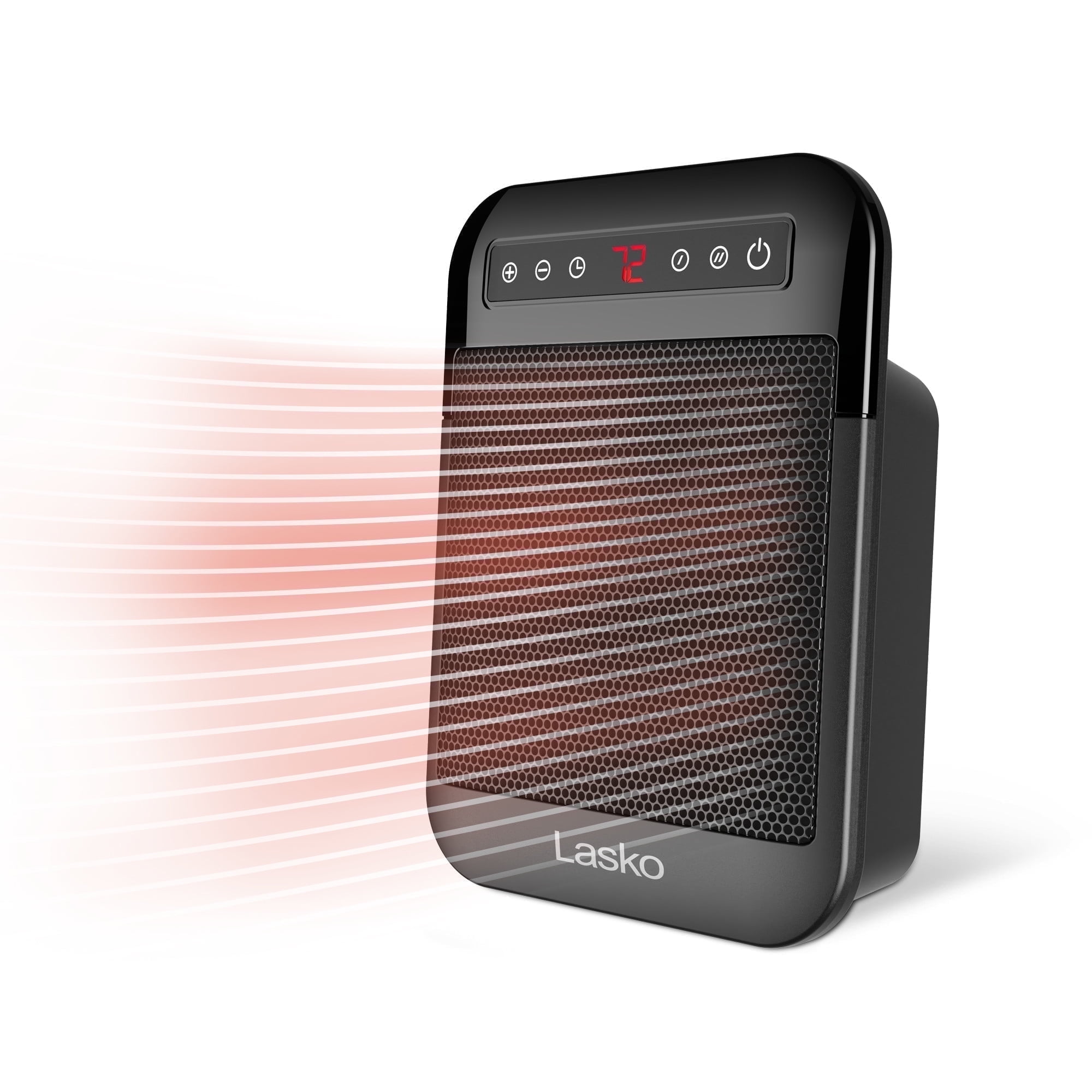 Lasko MyHeat Max 9” Personal Ceramic Space Heater with Tip Over Switch ...
