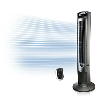 "Lasko 42"" Oscillating Wind Curve Tower Fan with Ionizer, Timer ...