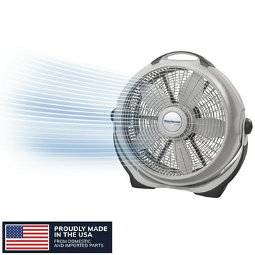 Lasko 20 Weather-Shield Performance Box Fan-Features Innovative Wind ...