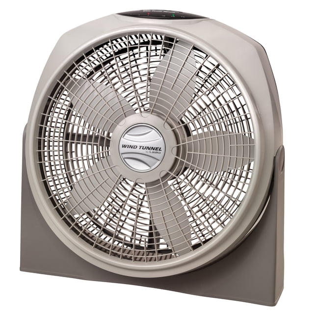 Lasko Wind Tunnel 20" 3-Speed Floor Fan with Remote Control, 24" Height ...
