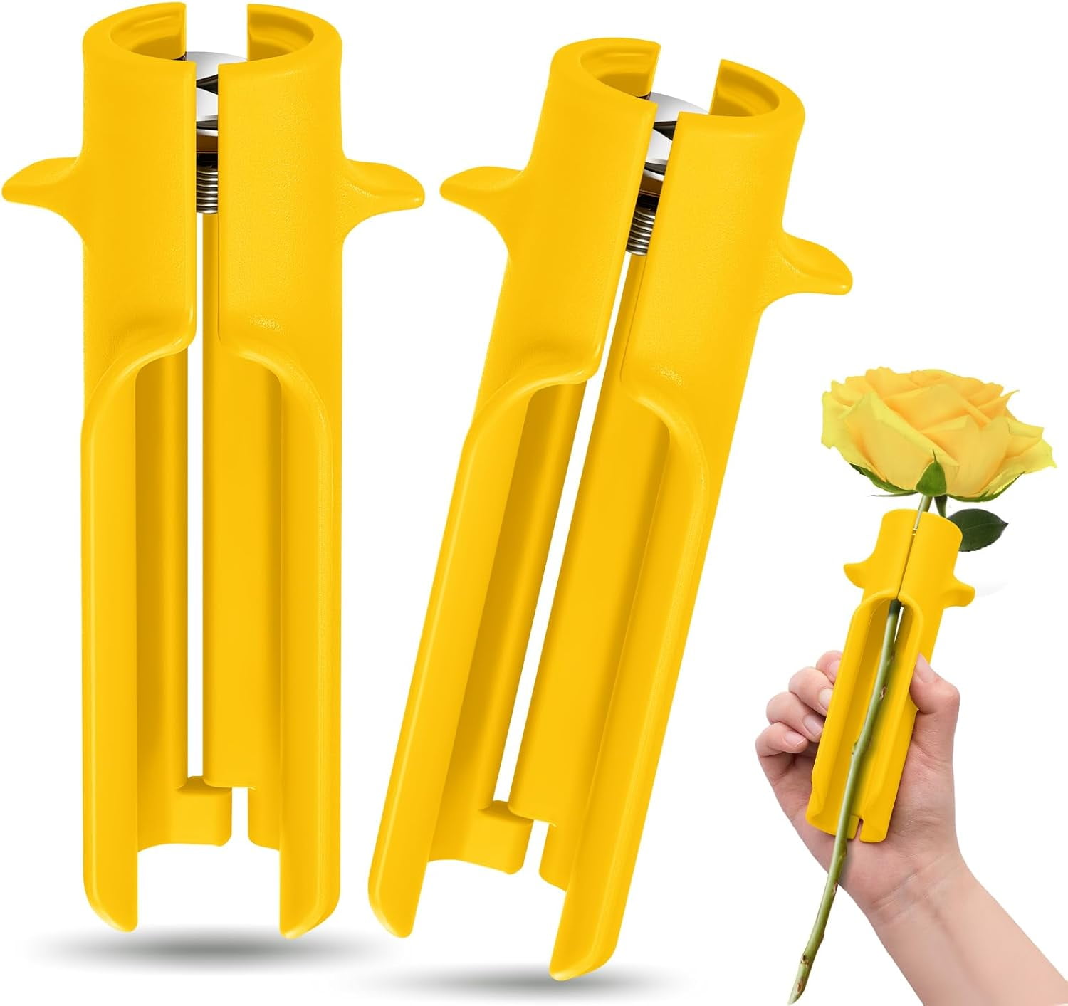 Lasnten 2 Pcs Rose Thorn Stripper Tool Thorn Remover for Roses Leaf ...