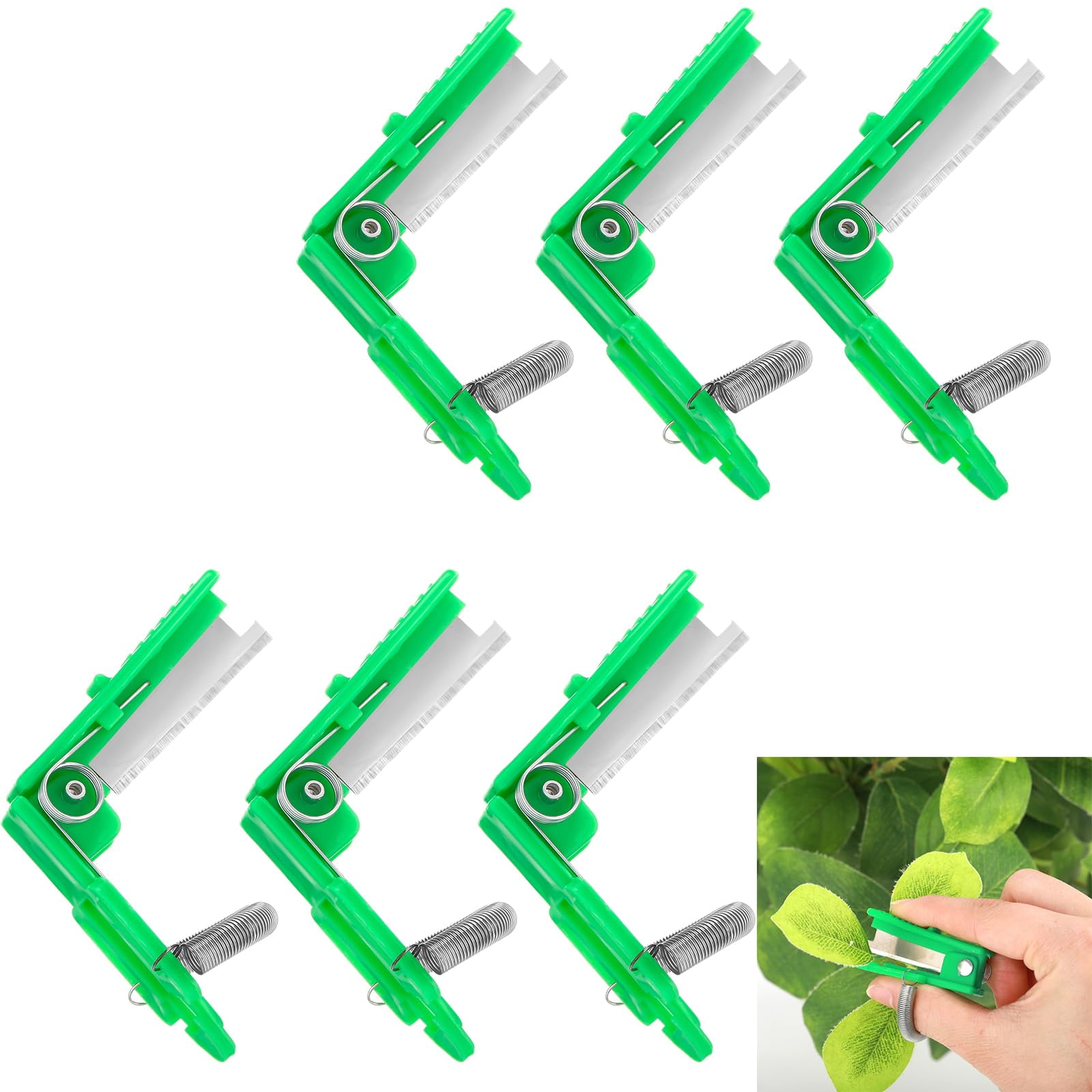 Lasnten 6 Pcs Gardening Thumb Knife Finger Knife Fruit Picker Garden ...