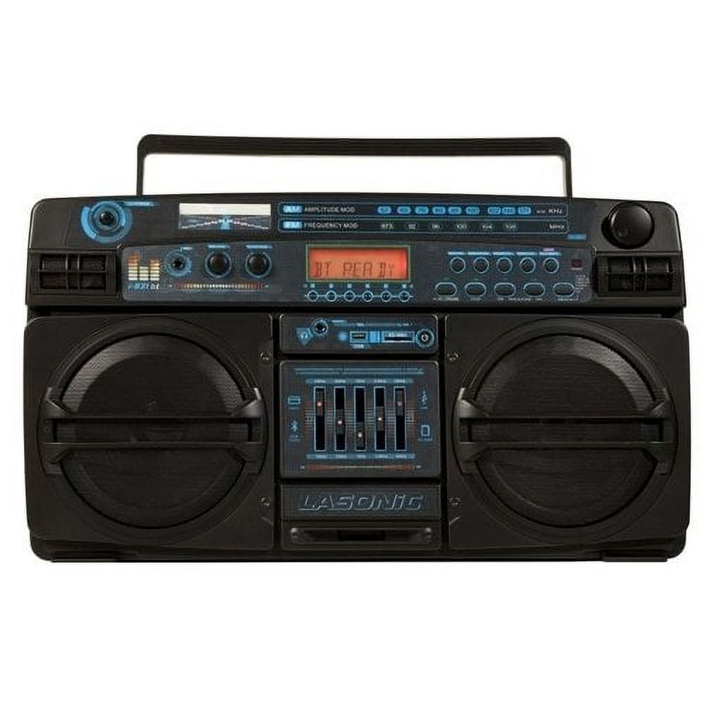 Lasonic i931bt 30 Watt Boombox with Bluetooth, USB, AM/FM Radio, Remote ...