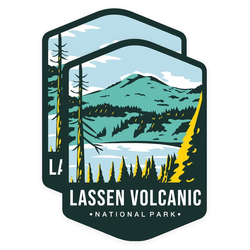 Lassen Volcanic National Park Bumper Sticker - US National Park - 5 ...