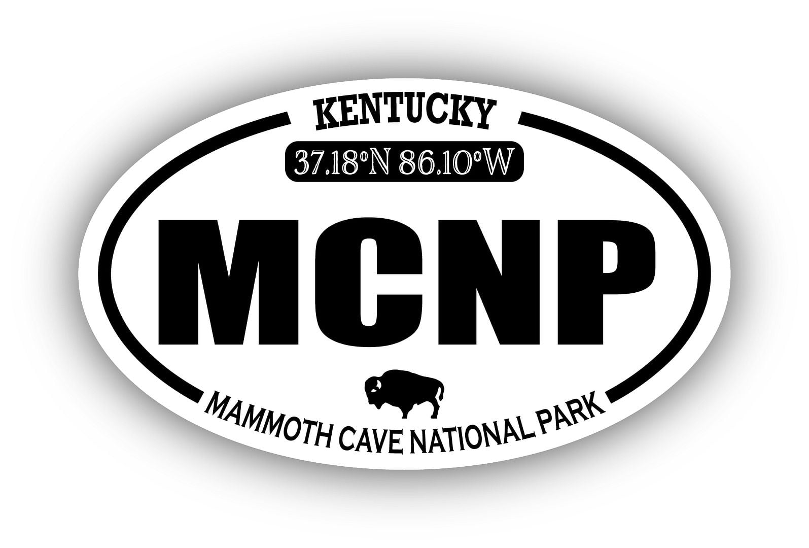 Lassen Volcanic National Park California LVNP Oval Bumper Sticker 3M ...