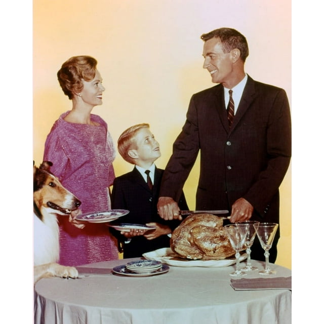 Lassie 24X36 Classic Hollywood Poster TV Series June Lockhart And Cast ...