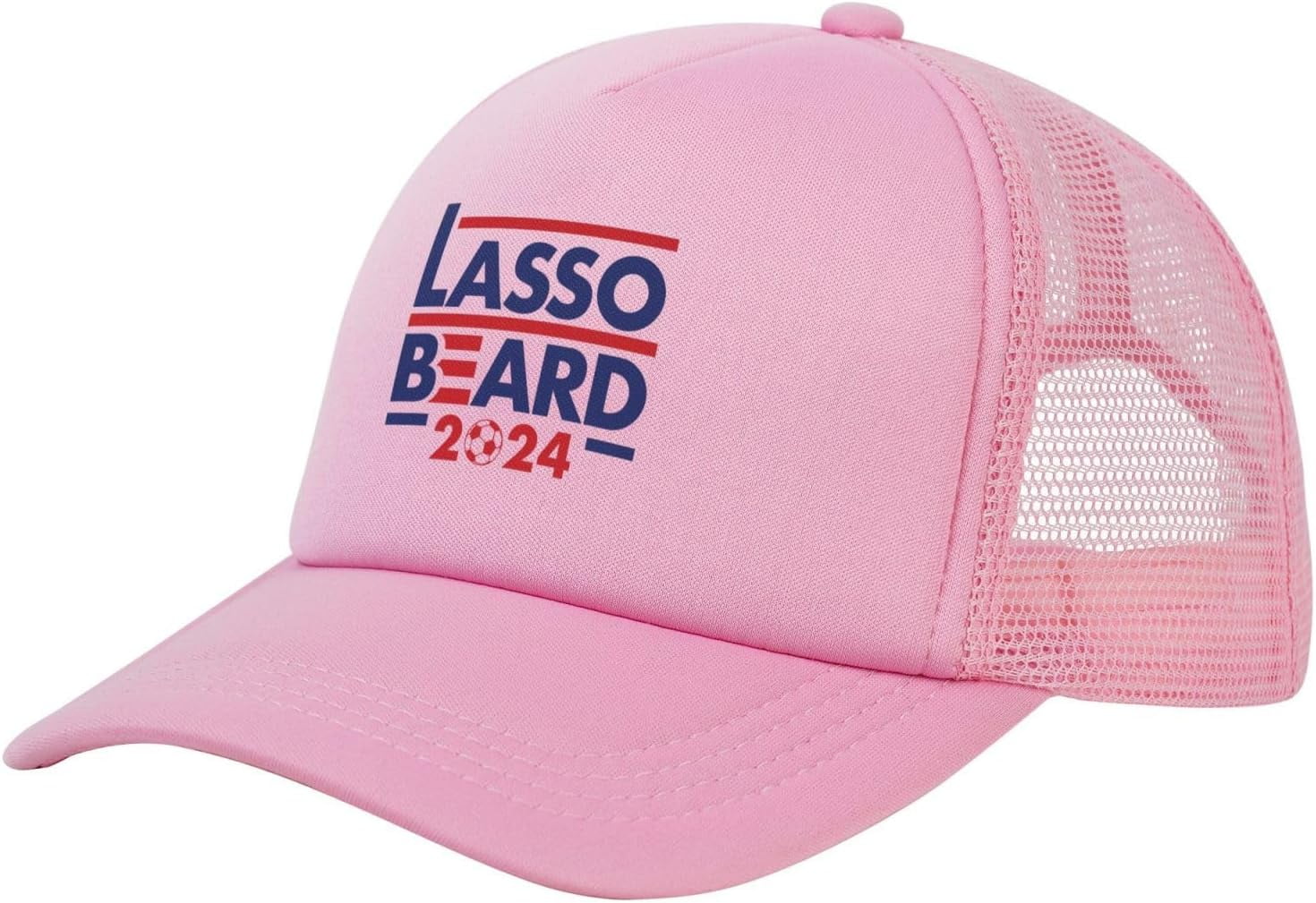 Lasso Beard 2024 Campaign Hat Mesh Trucker Hat Funny Baseball Cap Men ...