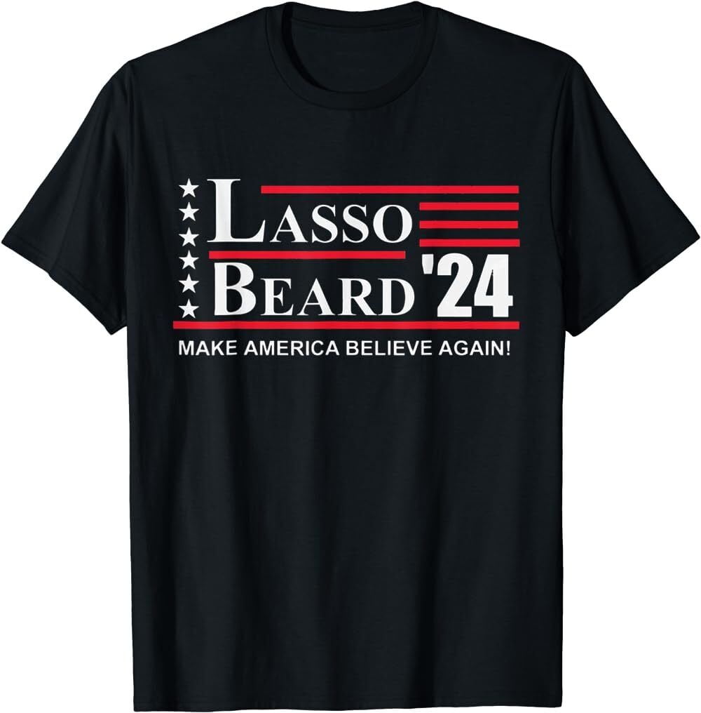 Lasso Beard 2024 Election Funny T-Shirt - Walmart.com