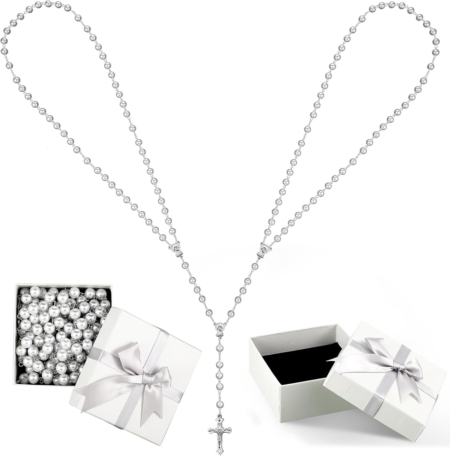 Lasso Wedding Rosary Rope Lazo Para Boda Catholic Wedding Lasso Pearl ...