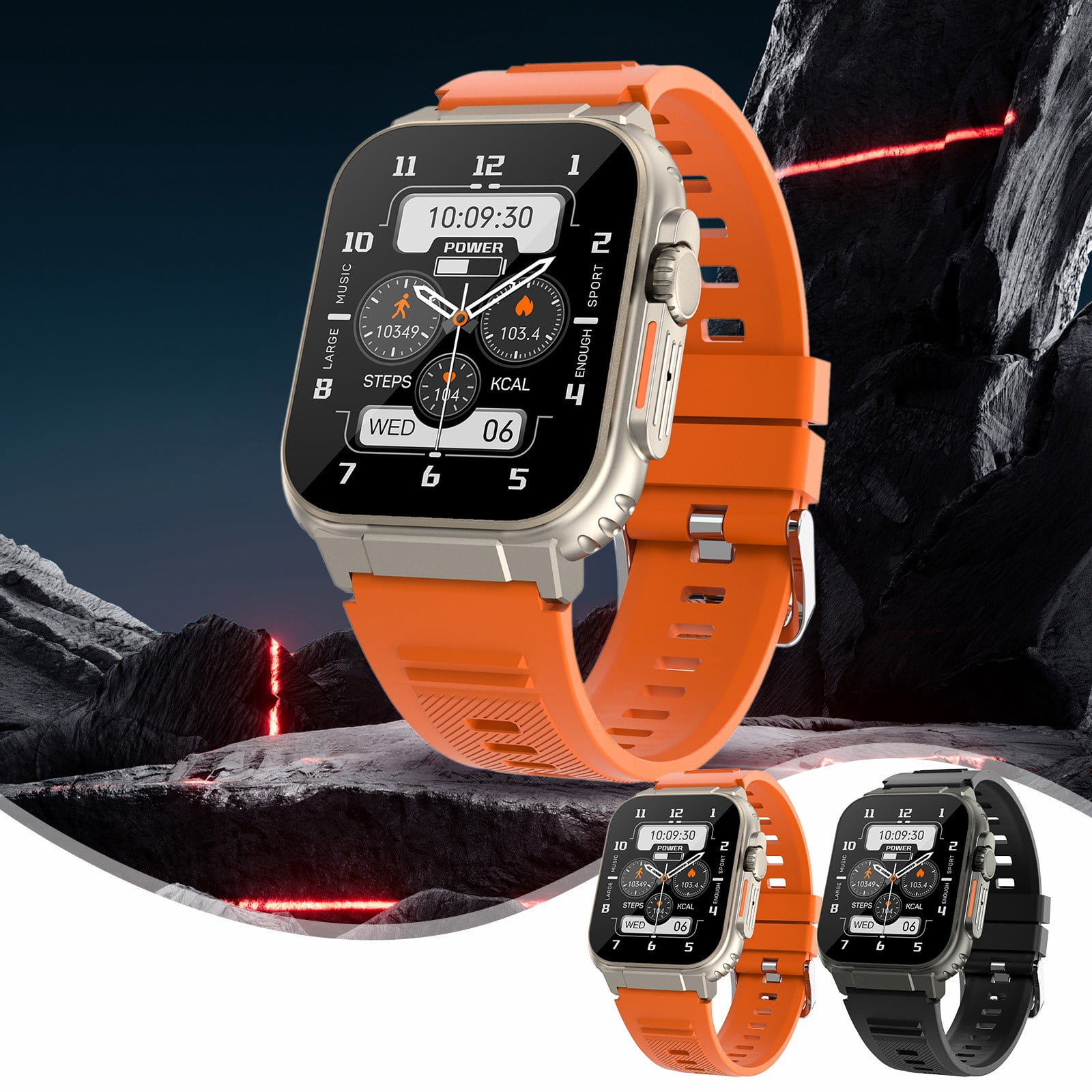 Last Chance, 1.96 HD Smartwatch, 600mAh Battery, Bluetooth Calls ...