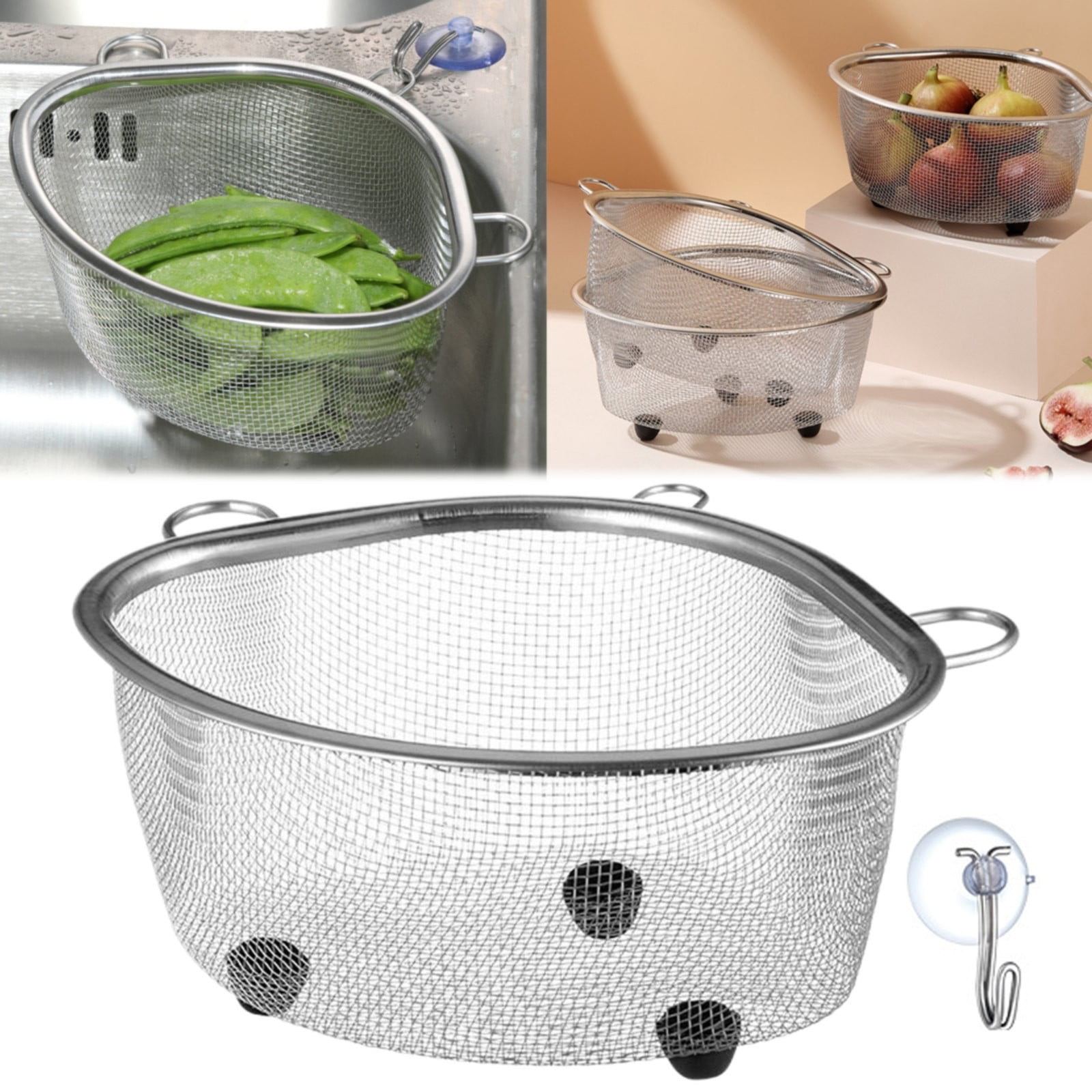 Last Chance A Sink Strainer and A Hook,Stainless Steel Sink Strainer ...