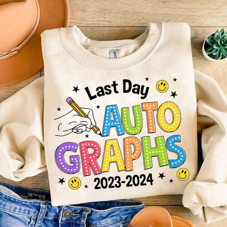 Last Day Autographs Peace Out School Last Day of School End of School ...