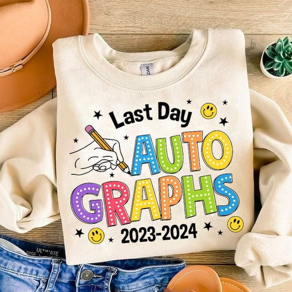 Last Day Autographs Peace Out School Last Day of School End of School ...