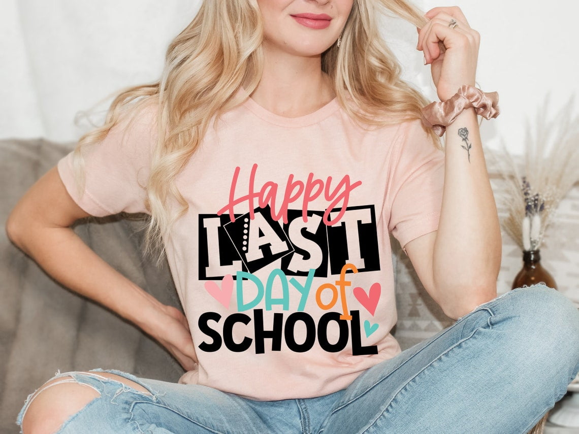 Last Day Of School, Hello Summer Happy Last Day Of School Shirts, End ...