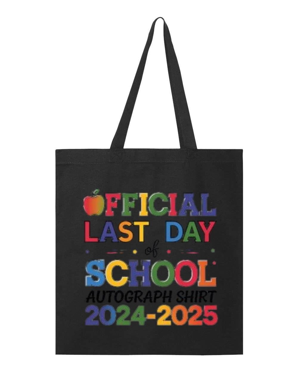 Last Day School Autograph 2025, Kindergarten Graduation Keepsake Tote ...