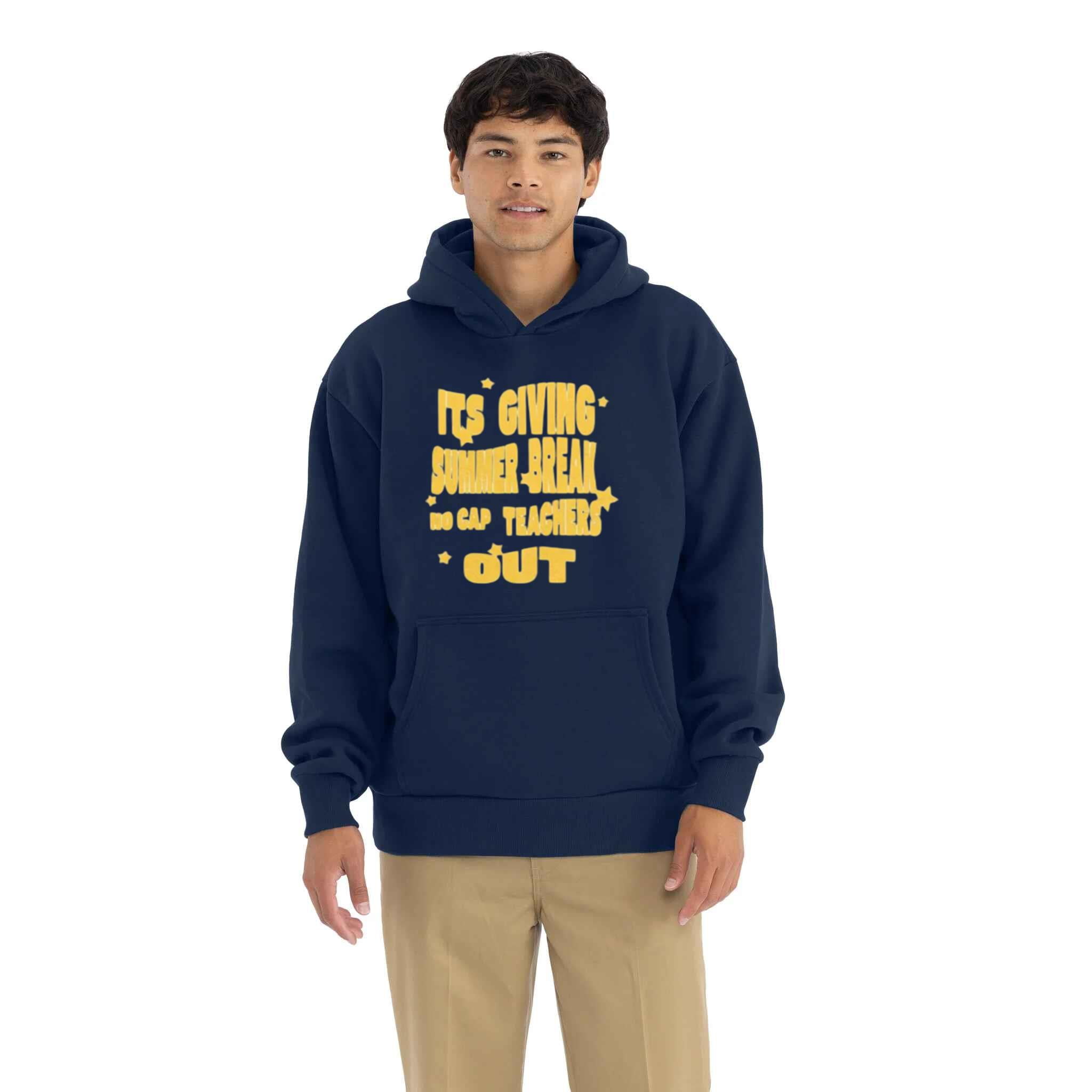 Last Day School Hoodie Staff Giving Summer Break Teacher No Cap Vibe up ...