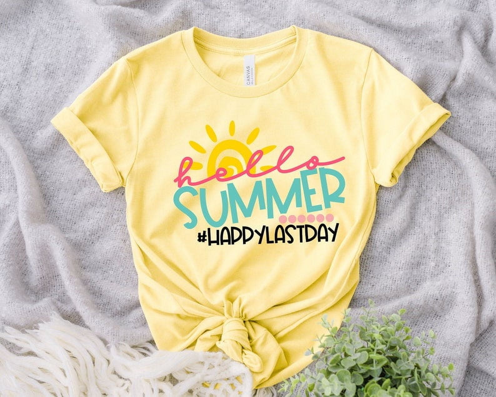Last Day of School T-shirt, Hello Summer Happy Last Day of School ...