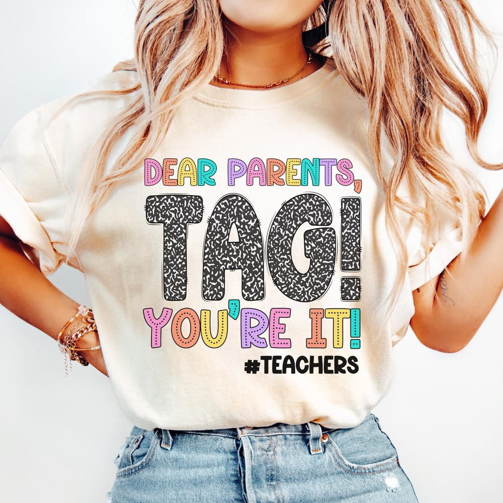 Last Day Of School Teacher Shirt, Funny Teacher Tag Youre It T-Shirt ...