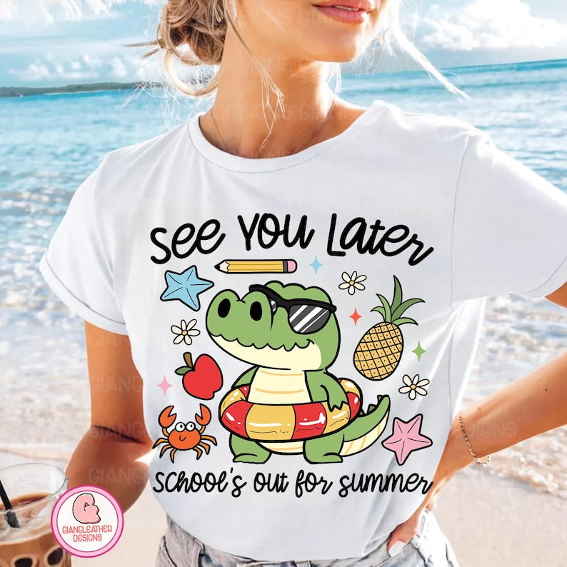 Last Day of School Teacher T-shirt, End of Year Shirt, See You Later ...