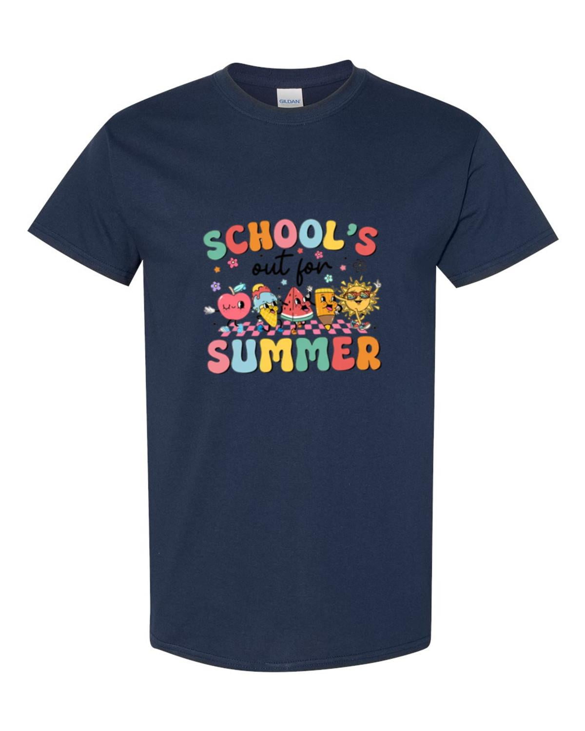 Last Day of School Teacher Life Funny Class Exit T-Shirt, for men ...