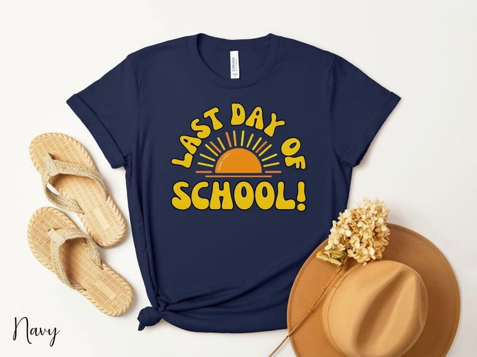 Last Day of School Teacher Shirt, End of Year School Teacher Gift ...