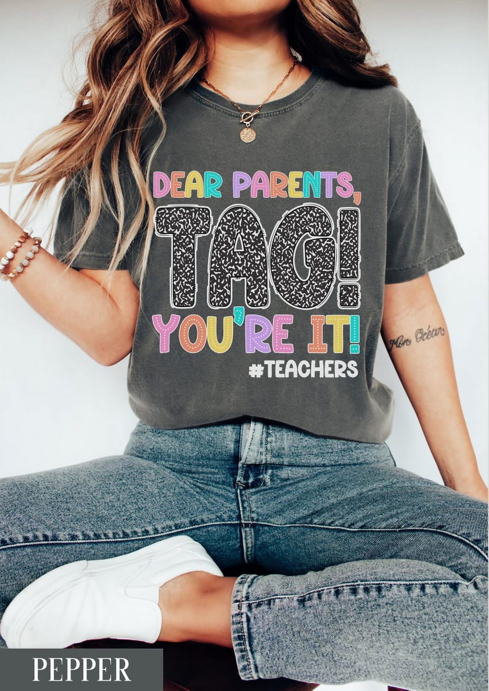 Last Day of School Teacher Shirt, Funny Teacher Tag Youre It T-shirt ...