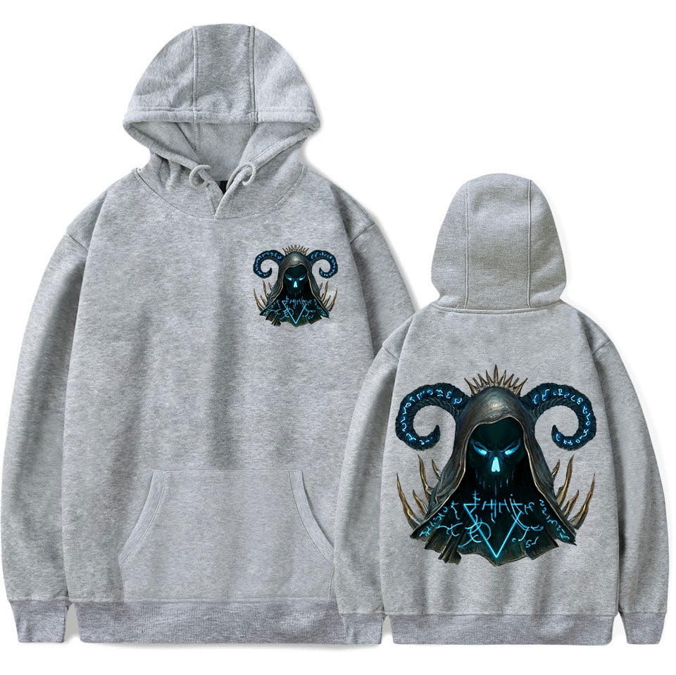 Last Epoch Lich Hoodie Last Epoch Logo Game Merch Unisex Casual Long ...