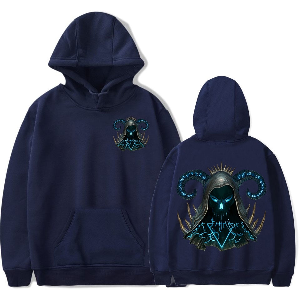 Last Epoch Lich Hoodie Last Epoch Logo Game Merch Unisex Casual Long ...