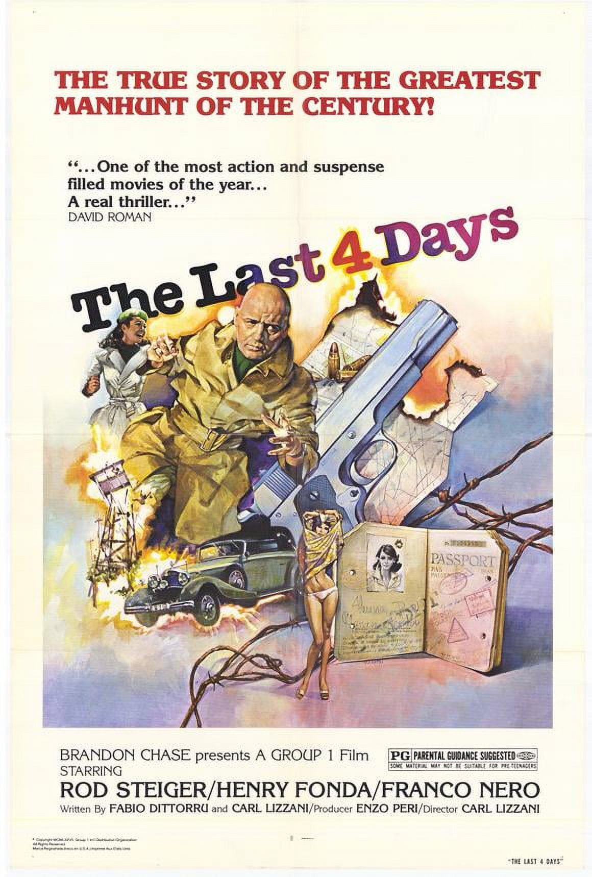 Last Four Days - movie POSTER (Style A) (27" x 40") (1980) - Walmart.com