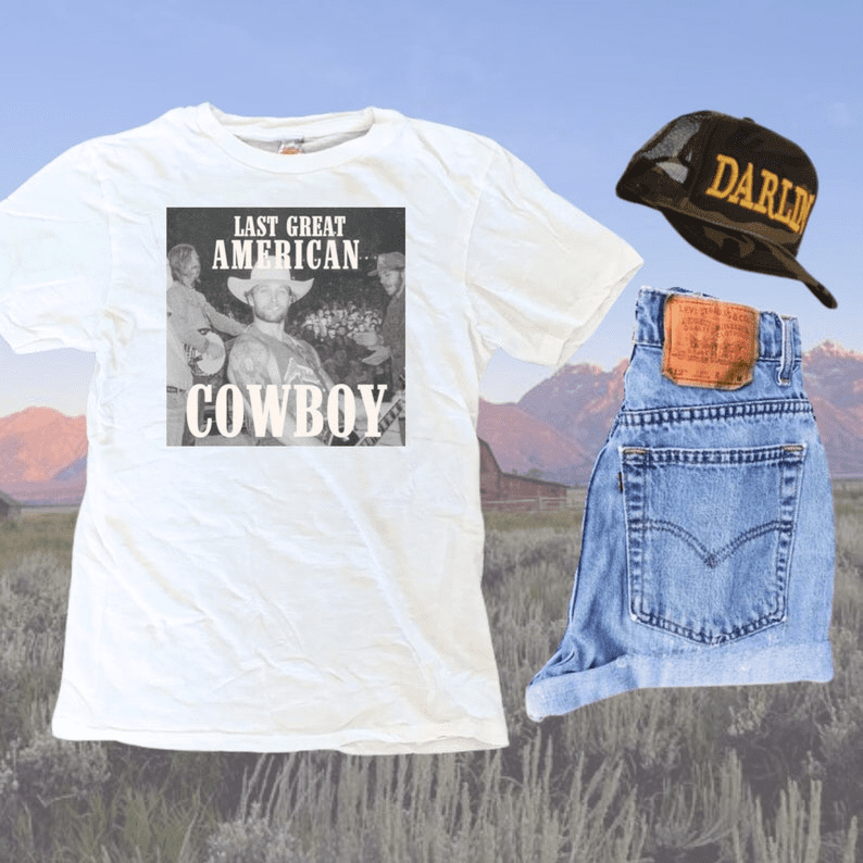 Last Great American Cowboy country concert tshirt concert outfit shirt ...