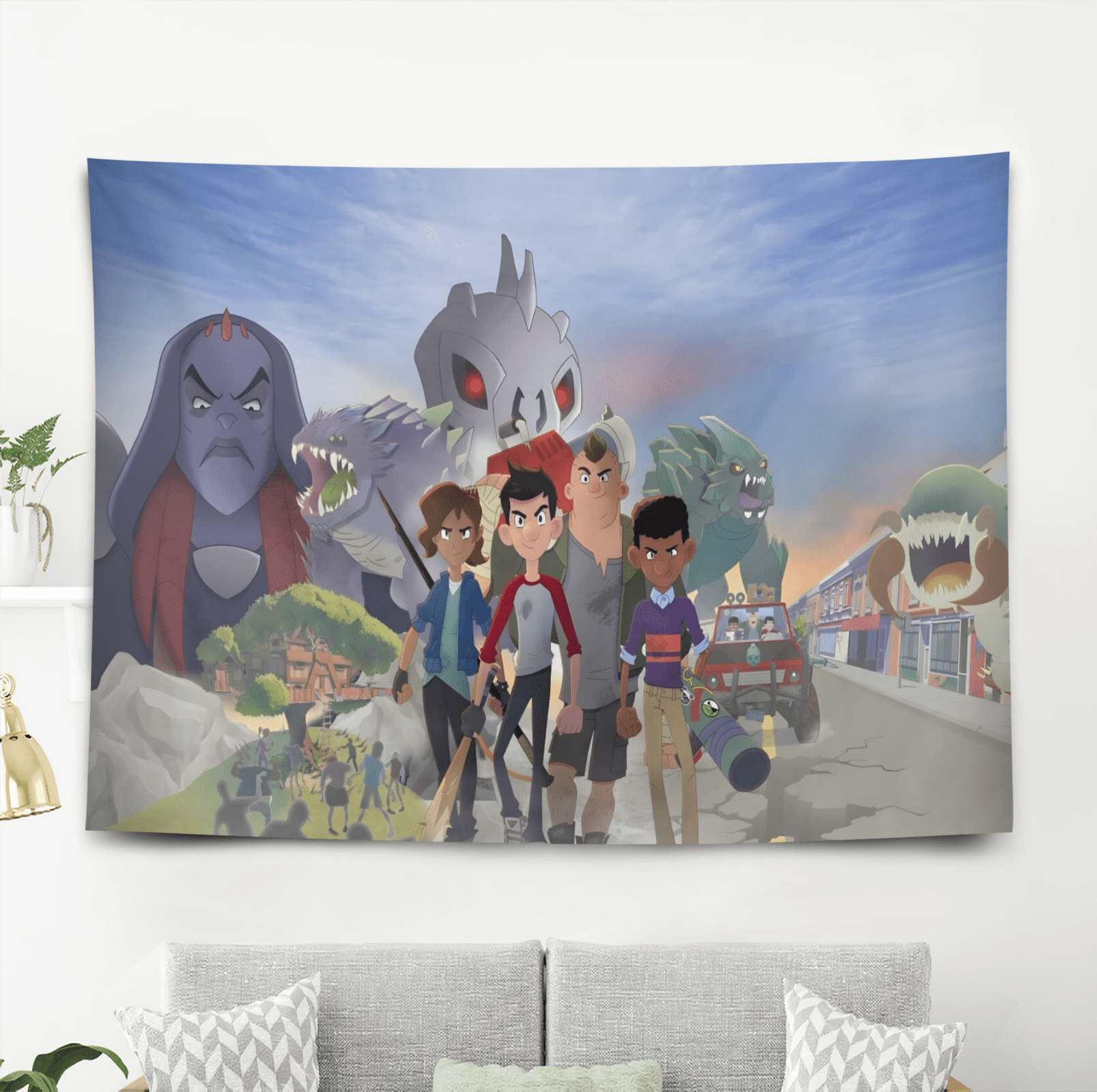 The Last Kids on Earth Tapestry for Teen Girls Bedroom Aesthetic Wall ...