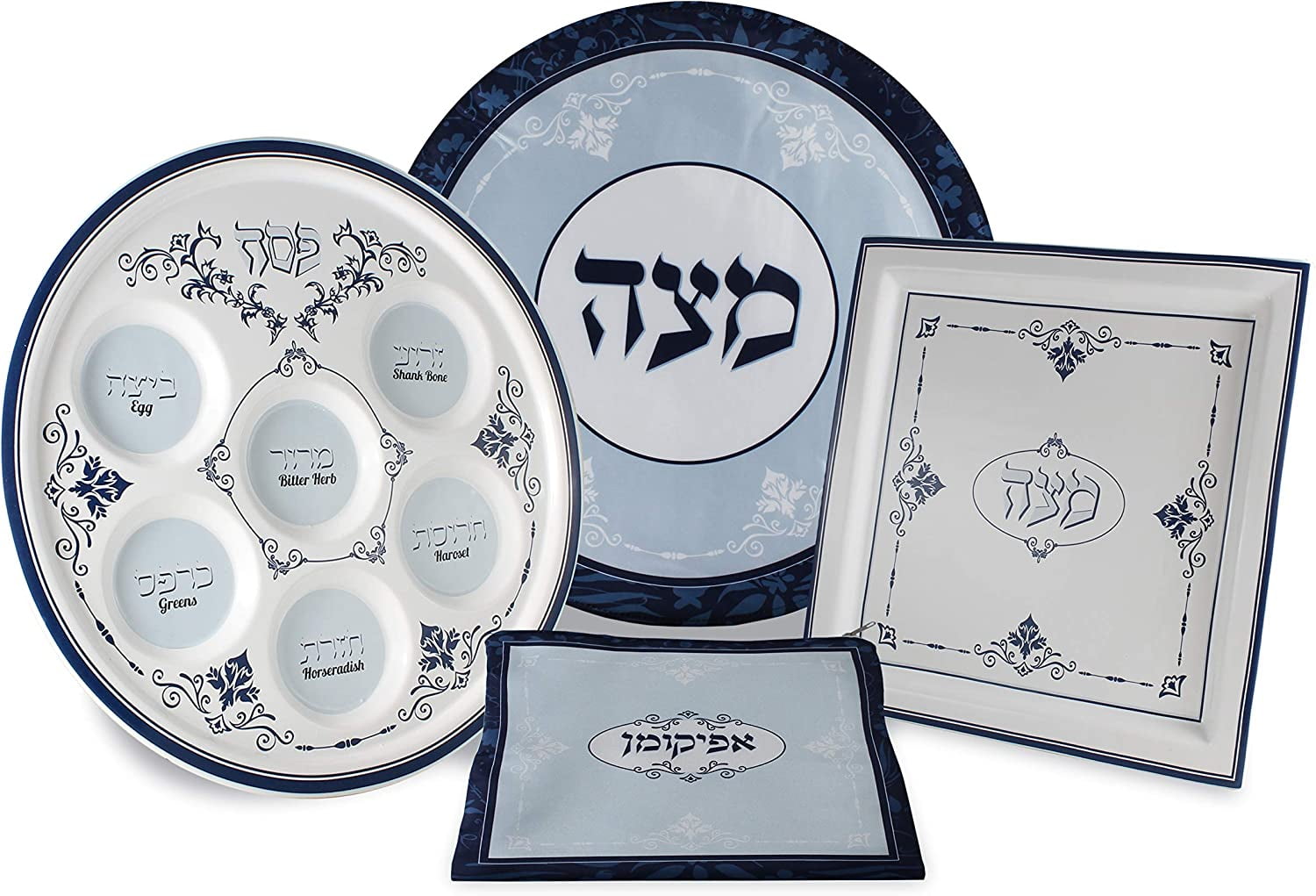 Last Minute Full Passover Seder Set Renaissance Collection Pesach Set ...