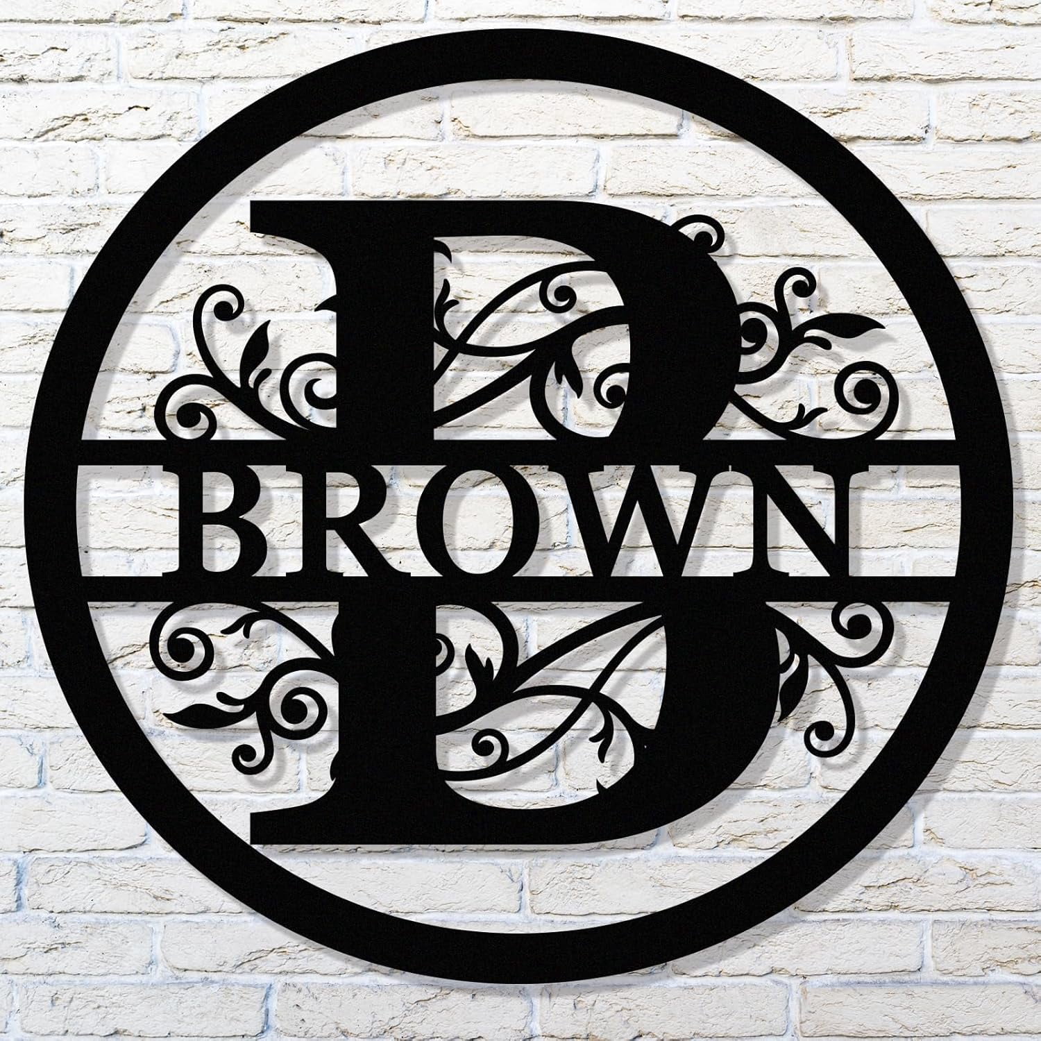 Last Name Signs for Home Custom Metal Signs Custom Name Sign ...