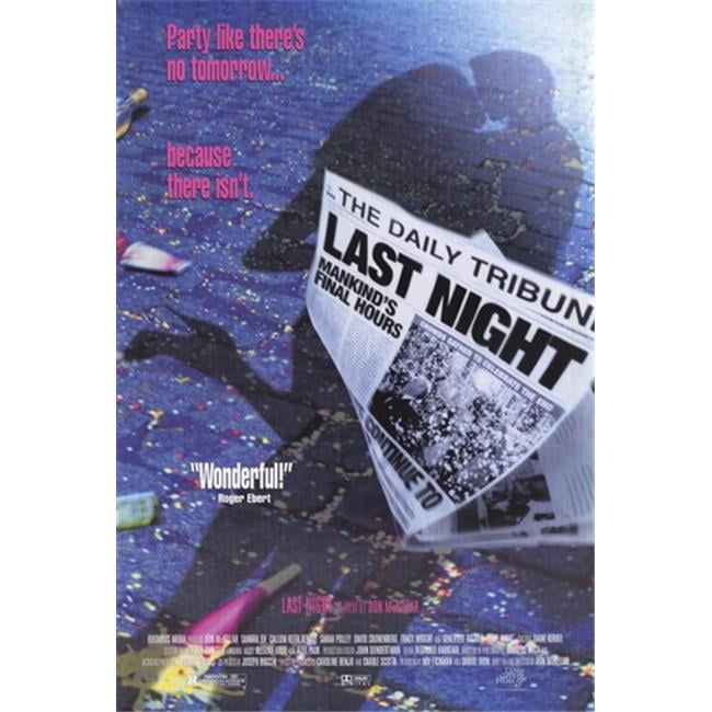 Last Night Movie Poster - 11 x 17 in. - Walmart.com