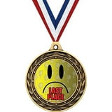 Last Place Gold Duo Medal, 3" Loser Gag Joke Prizes, Kids Funny Last ...