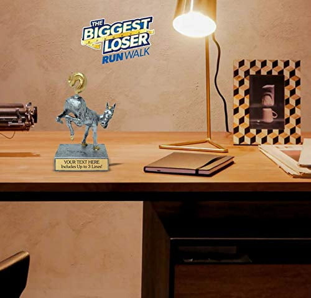 Last Place Trophy for Loser - Bobblehead Horse Butt Award for Last ...
